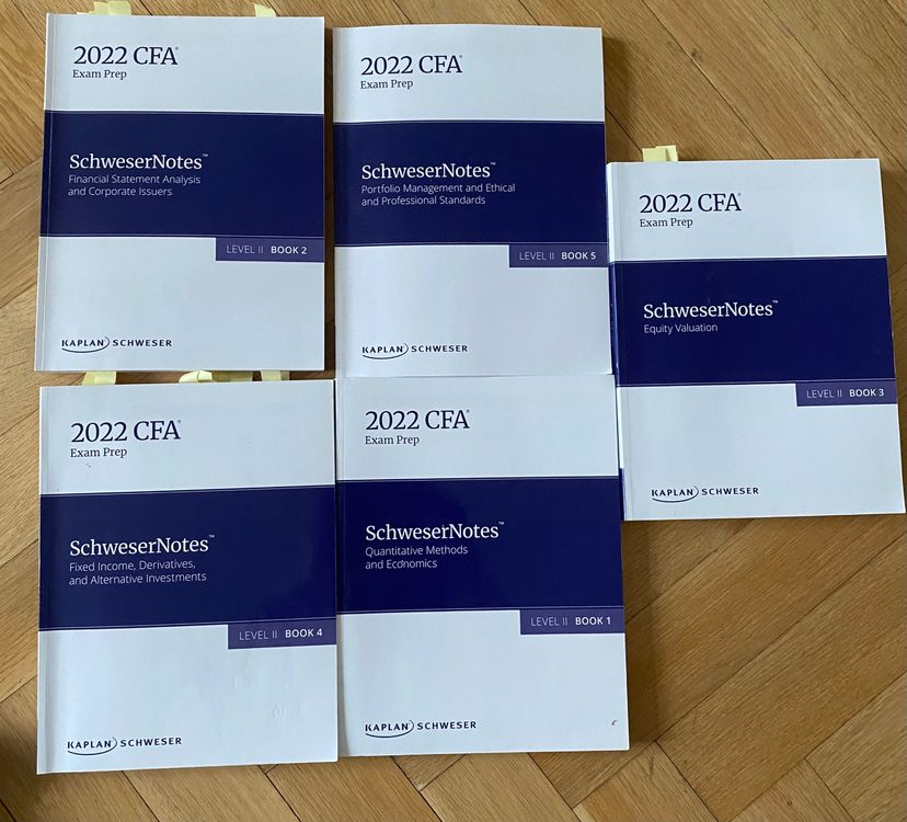 Kaplan Schweser Lernmaterial CFA Level II (2) | Kaufen auf Ricardo