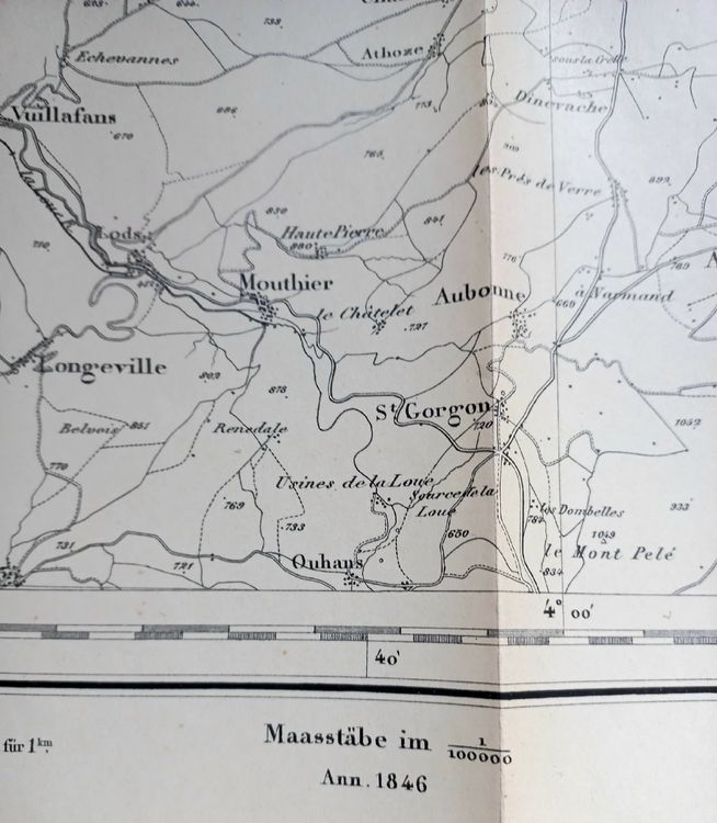 Landkarte - Blatt VI - Dufourkarte (Neu und originalverpackt) in ...