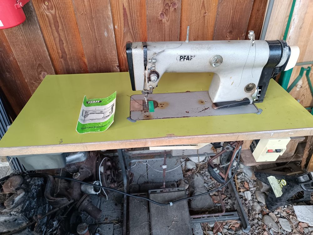 Industrie Pfaff 481/483 Nähmaschine mit Efka Variostop (Gebraucht) in ...