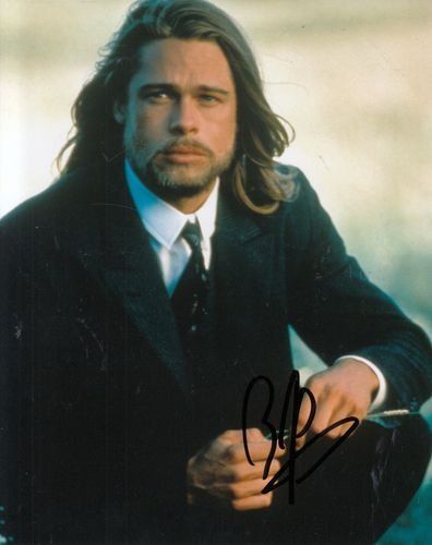 Brad Pitt - orig. sign. Grossfoto (Gebraucht) in Egg b. Zürich für CHF ...