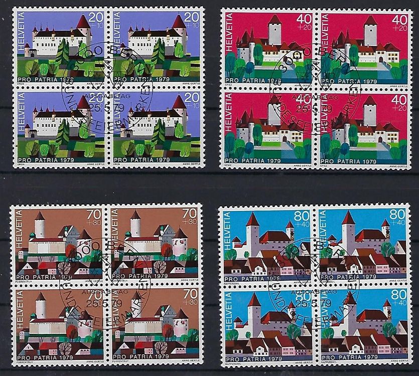 1979 Pro Patria Viererblocks ET. 15366 | Kaufen auf Ricardo