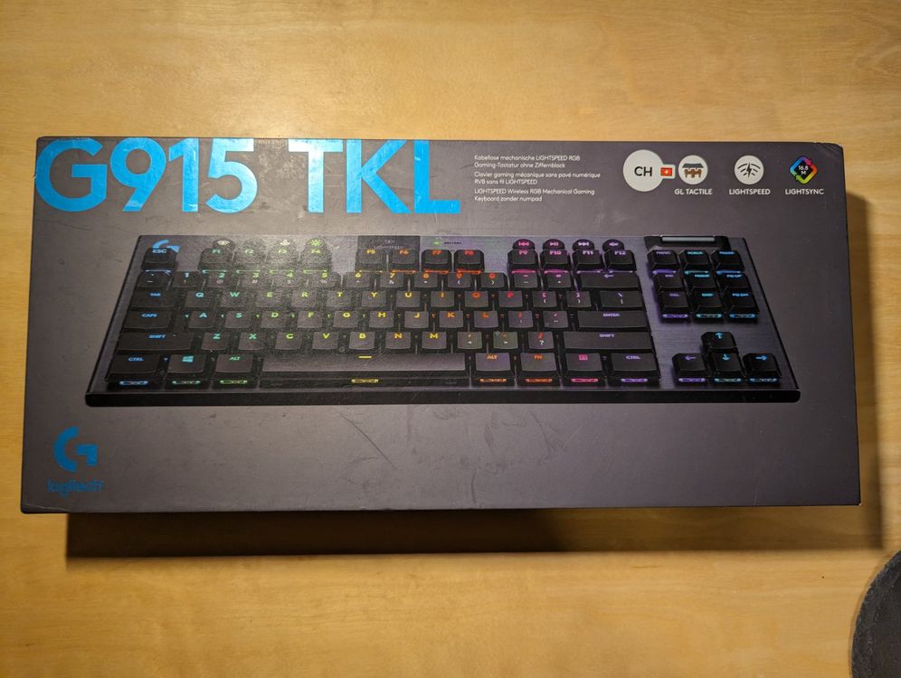 Logitech G915 TKL, CH, GL Tactile, Gaming Keyboard, Schwarz | Kaufen ...