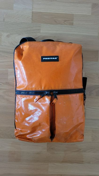 Freitag Rucksack mit Laptophalterung, orange | Kaufen auf Ricardo