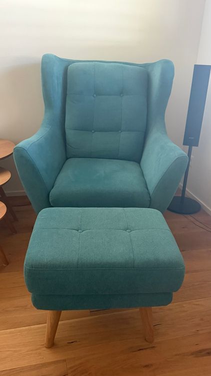 Henry Armchair mit Fussstütze von Livique - fast wie neu! (Gebraucht ...