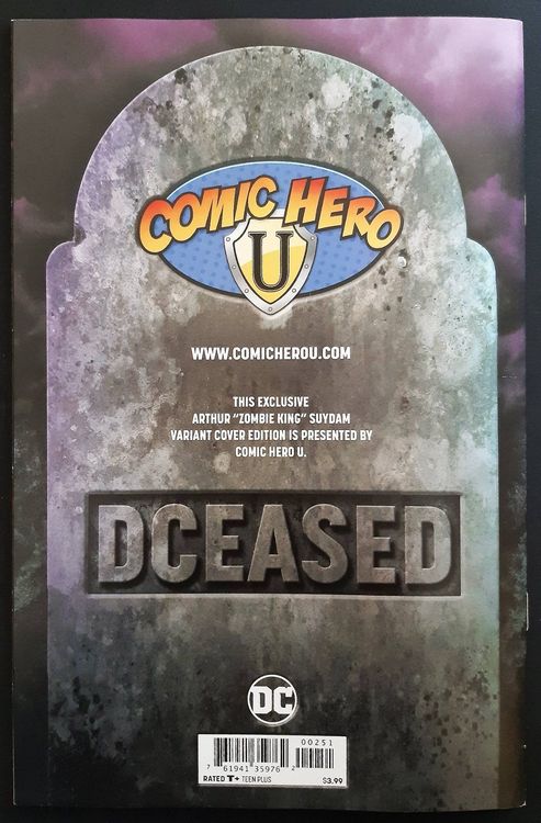 DCEASED #2 SUYDAM ZOMBIE VARIANT HARLEY QUINN JOKER DC 2019 (Gebraucht ...