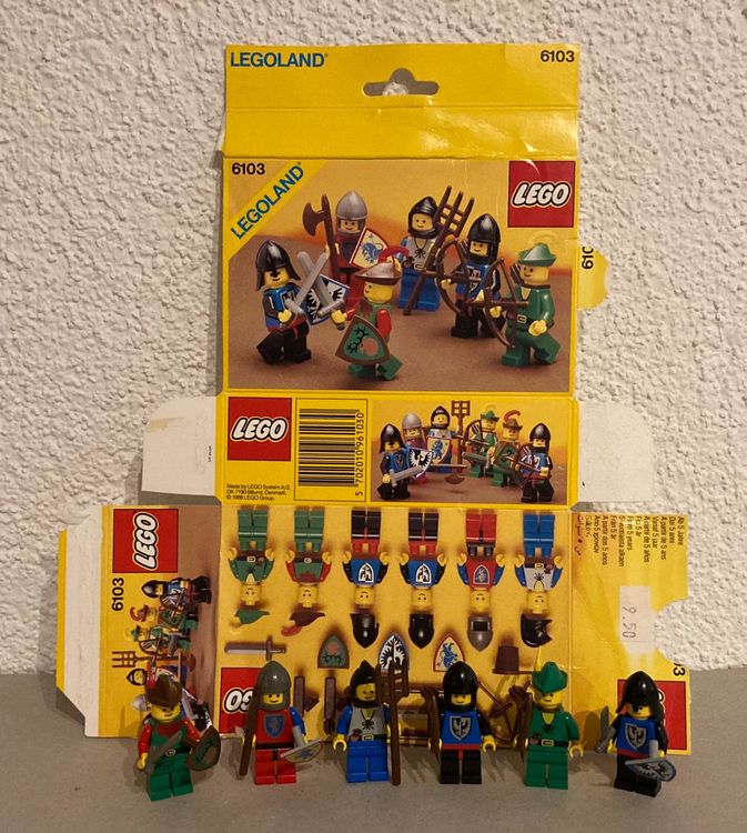 Lego Ritter 6103 Castle Minifiguren von 1988 Battlepack (Gebraucht) in ...