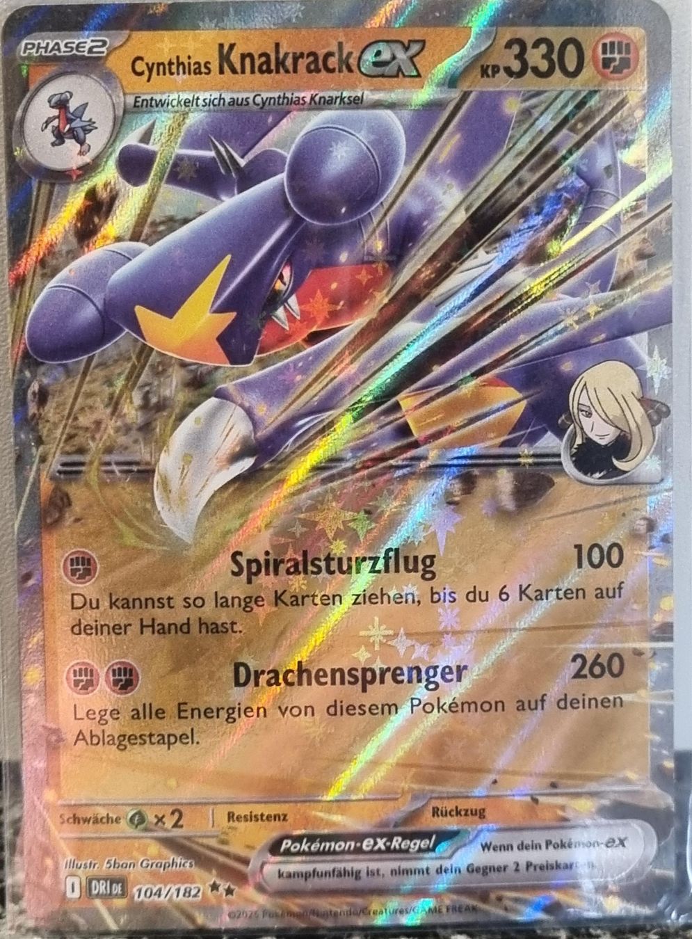 Cynthia's Garchomp ex 🇩🇪 - DRI-104 - Destined Rivals (Gebraucht) in ...