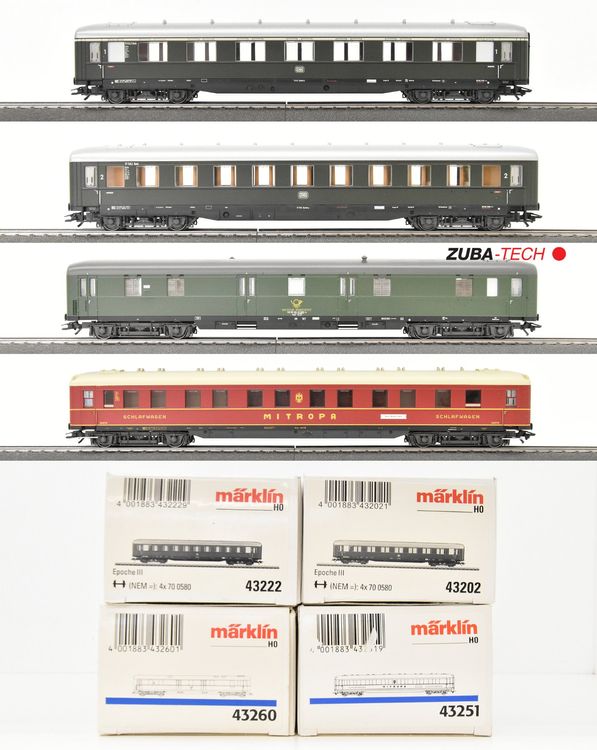 Märklin 4x Personenwagen H0 WS, mit OVP | Kaufen auf Ricardo