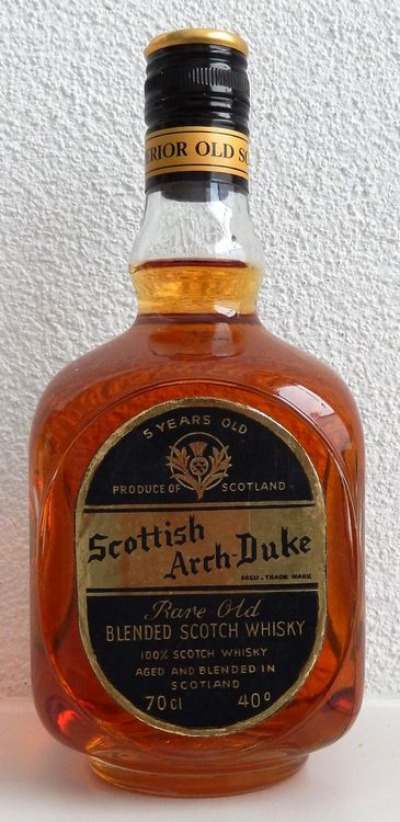 1Fl. Scottish Arch-Duke Blended Scotch Whisky Kellerfund (Gebraucht) in ...