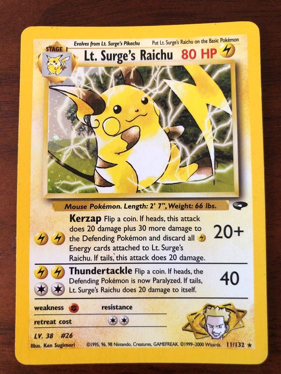 Lt. Surge's Raichu | Kaufen auf Ricardo