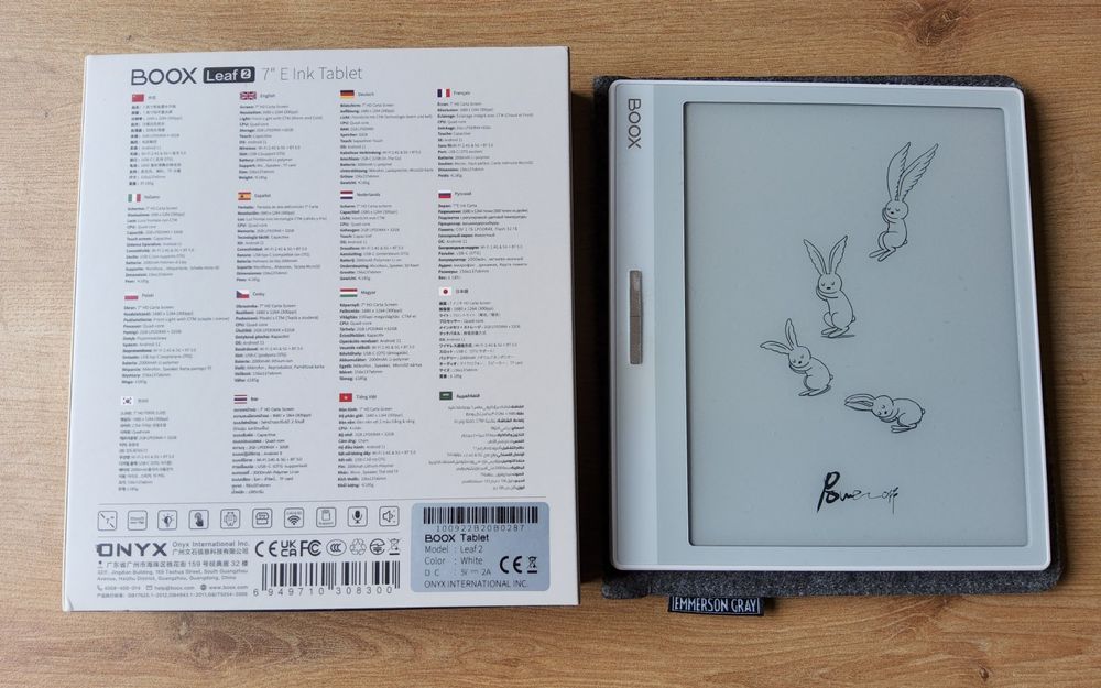 Onyx Boox Leaf 2 E-Book Reader mit Stoffhülle (Gebraucht) in Schönenbuch für CHF 127 – mit ...