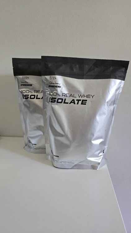 Prozis - Whey Protein Isolate 2kg (Vanilla,Strawberry) (Neu und ...