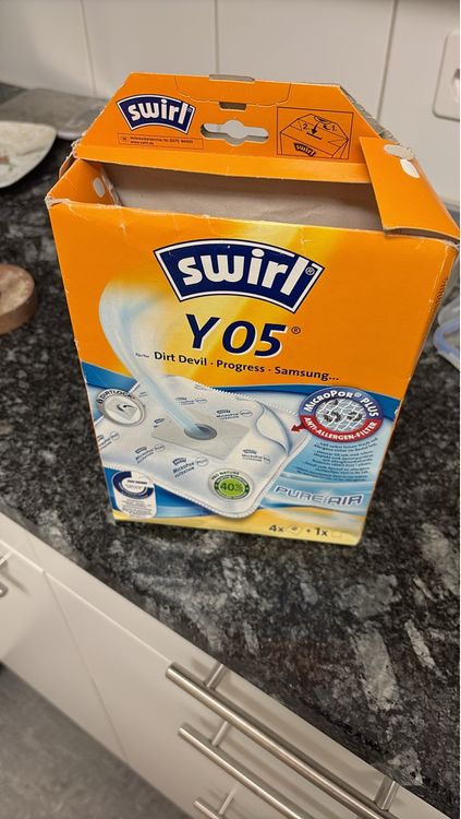 Swirl Y05 Vacuum Cleaner Bags - 3 Filter Bags! (Neu (gemäss ...
