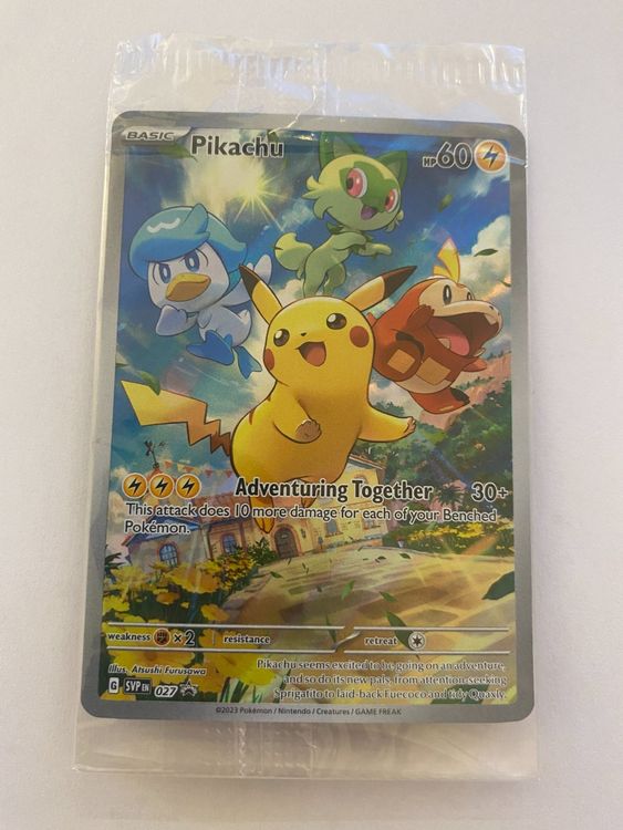 Pokemon Pikachu SVP 027 EN | Kaufen auf Ricardo