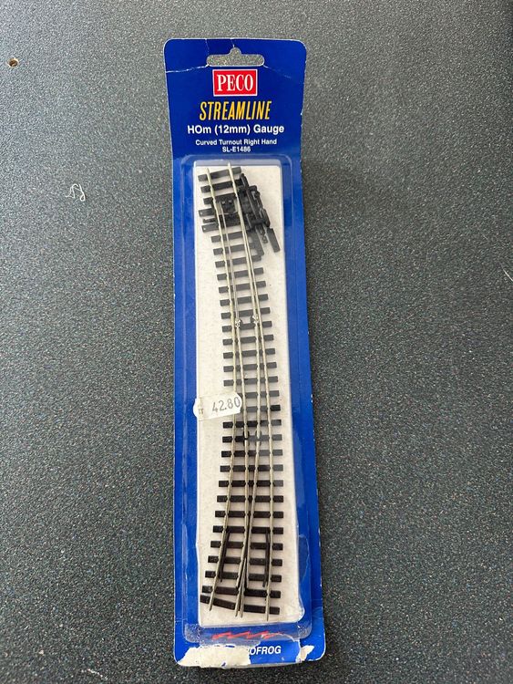 Peco H0m 12mm SL-E1486 Weiche bemo | Kaufen auf Ricardo
