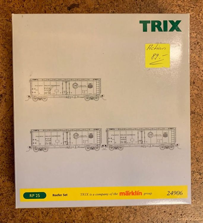 Trix 24906 Union Pacific Reefer Set 3-tlg. RP 25 Kadee | Kaufen auf Ricardo