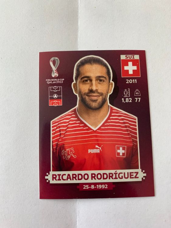 Panini WM 2022 Ricardo Rodriguez SUI 8 | Kaufen auf Ricardo Panini WM 2022 Ricardo Rodriguez SUI 8 | Kaufen auf Ricardo