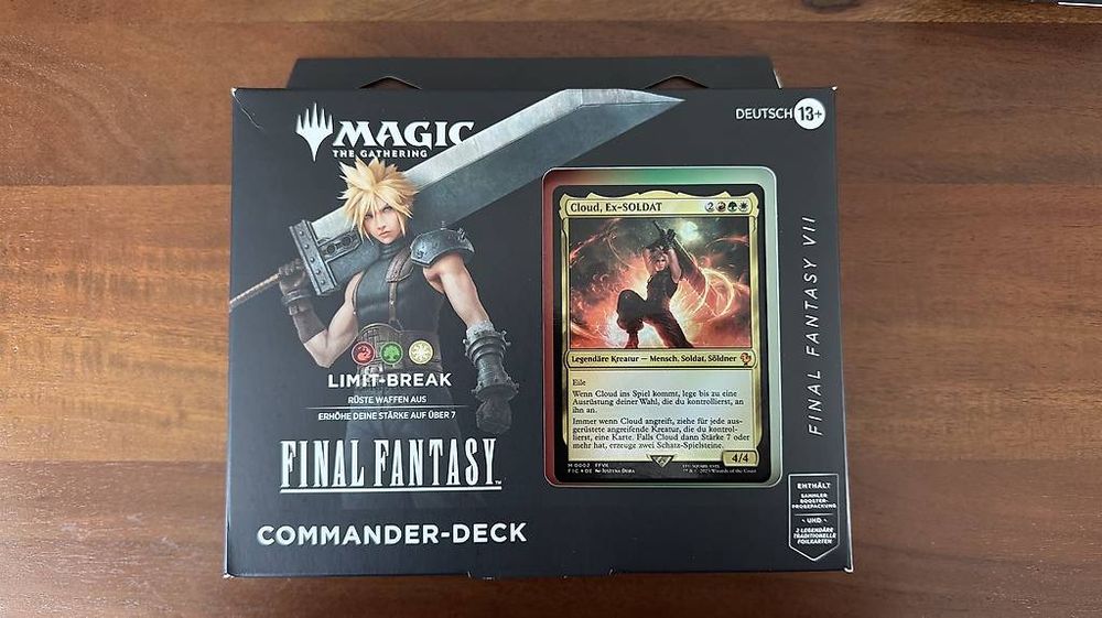 MTG Final Fantasy Commander Deck Limit Break FF7 DE/EN (Neu und ...