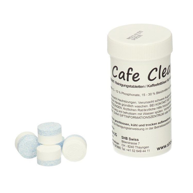 SHB Swiss Cafe Clean Kaffeefettlöser 14 Tabletten " Phasen (Neu (gemäss ...