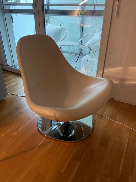 Design Drehstuhl aus Leder (Gebraucht) in Thalwil für CHF 120 – nur Abholung auf Ricardo kaufen