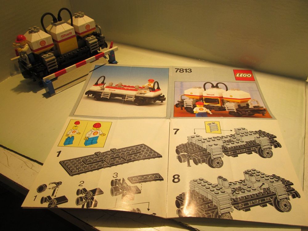 LEGO 7813 SHELL - TANKWAGEN EISENBAHN MIT BAHNÜBERGANG | Kaufen auf Ricardo