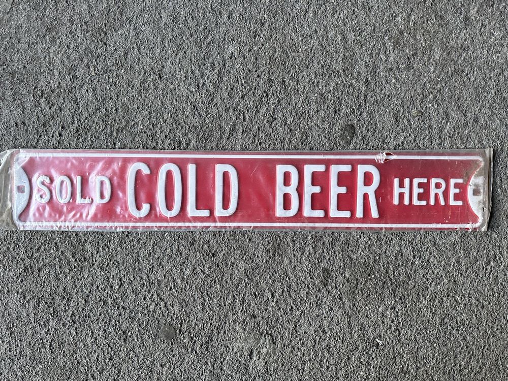Sold cold beer here bier (Neu (gemäss Beschreibung)) in Reinach AG für ...