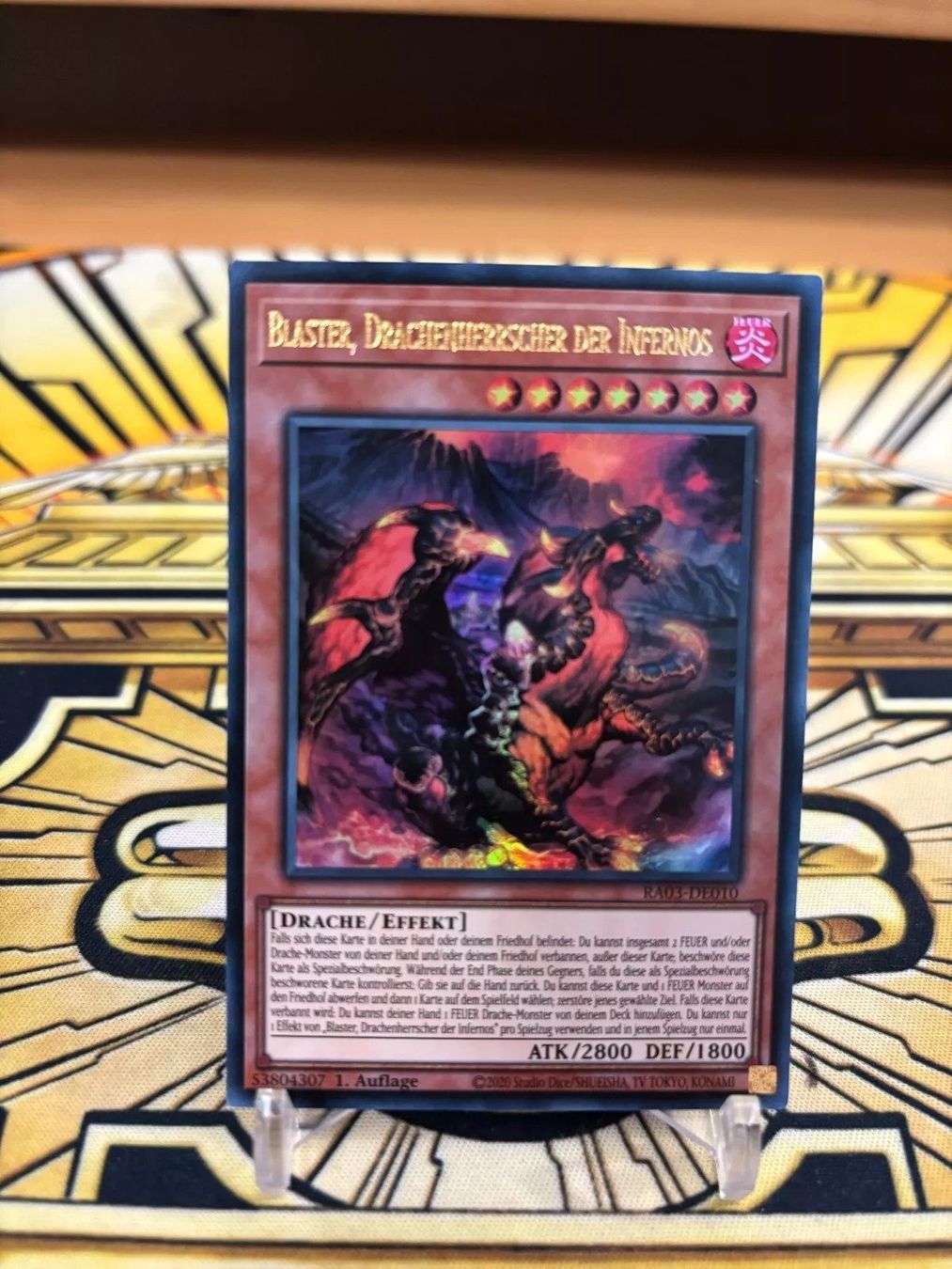 Yugioh Blaster, Drachenherrscher der Infernos RA03-DE010 Ult (Neu und ...