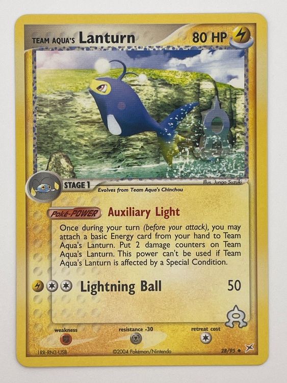 Lanturn 28/95 Pokémon Team Aqua vs Team Magma | Kaufen auf Ricardo