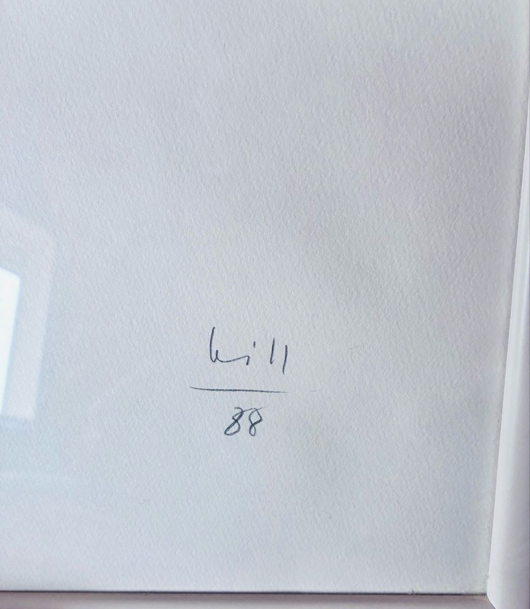 Limitierte Kunstgrafik, signiert Max Bill 1988, Nr. 214/250 (Gebraucht ...