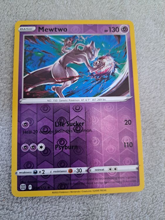 Carte Pokémon Mewtwo 130 PV - Etat Neuf! (Neu (gemäss Beschreibung)) in ...