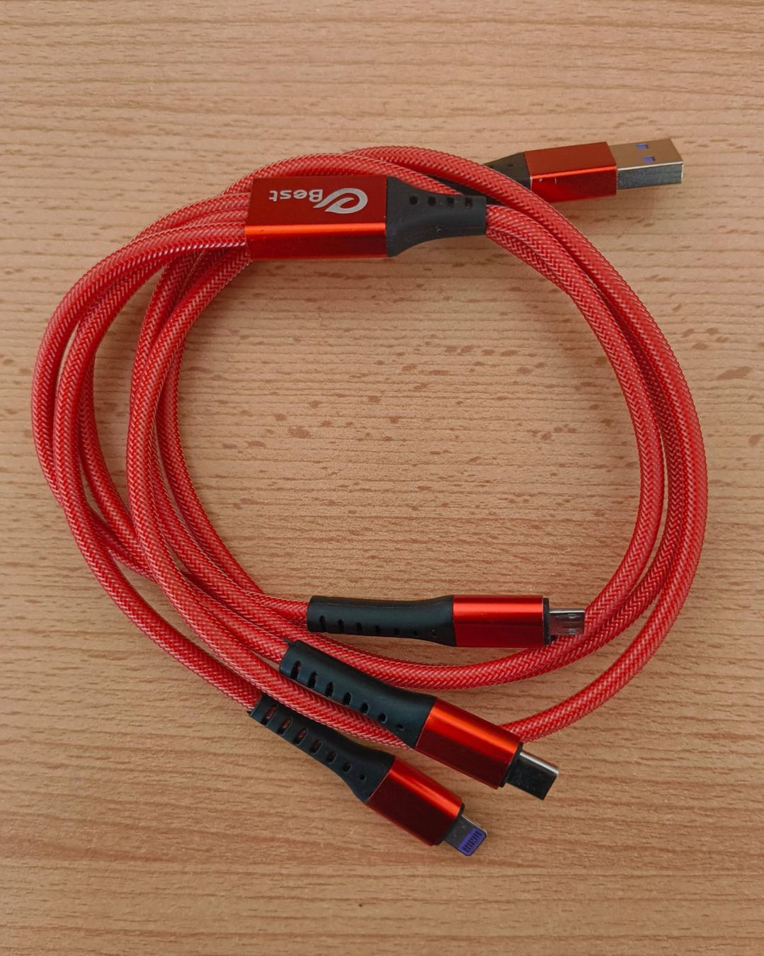 Cavo USB Multiplo 3 in 1 (USB C, USB micro, Apple MFi) (Nuovo (secondo ...