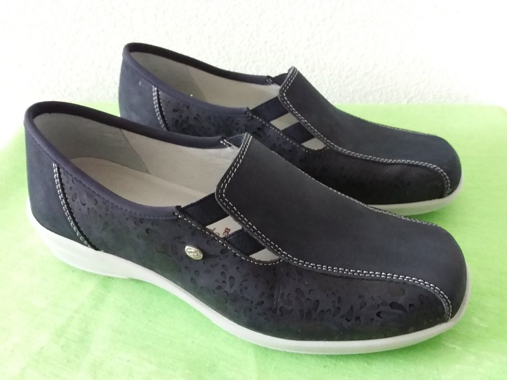 MEDICUS Slipper "Ulrika" Gr 5 G / 37, dunkelblau (Neu (gemäss ...