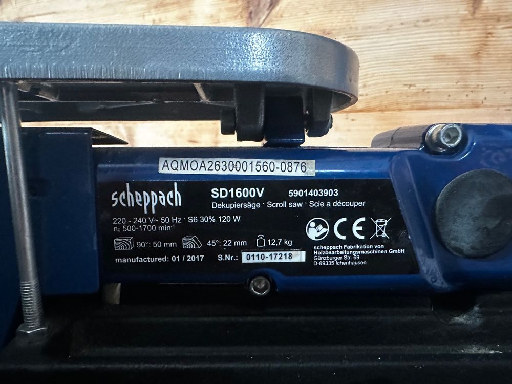 Scheppach Dekupiersäge/Modellbausäge/elektrische Laubsäge | Kaufen auf ...