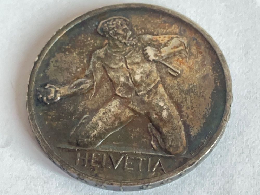 Superbe pièce commémorative HELVETIA en argent | Kaufen auf Ricardo
