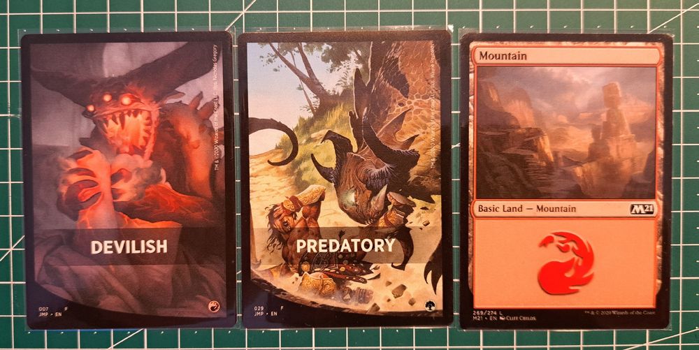 3 Stück Magic TG Cards | Jumpstart Devilish & Predatory (Neu (gemäss ...