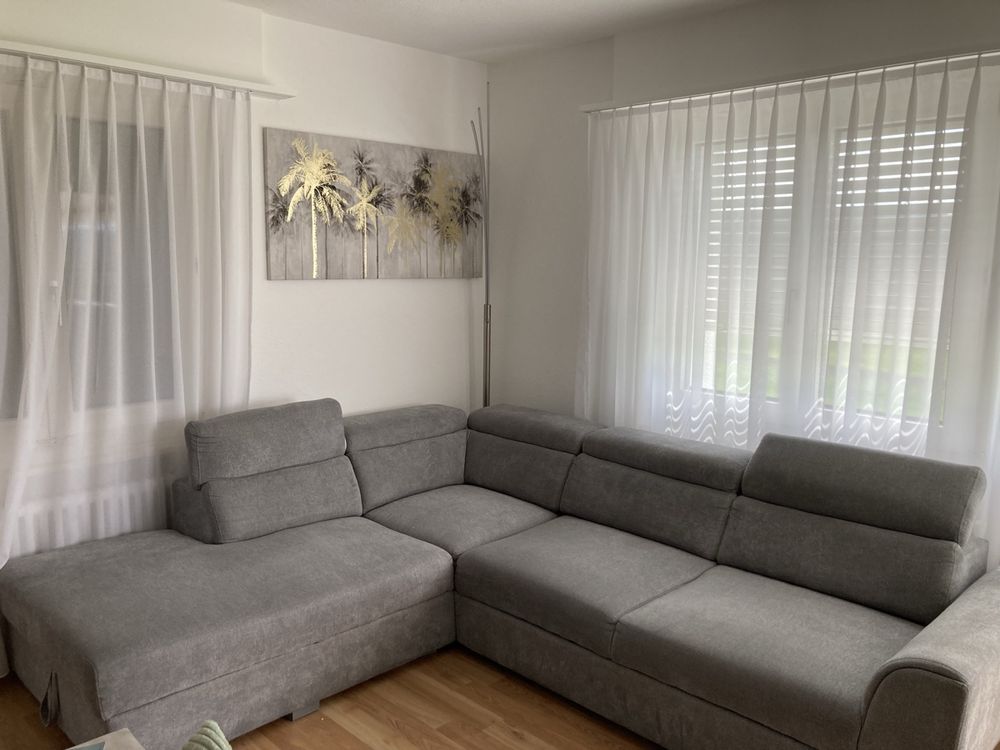 Gemütliches Ecksofa mit Stauraum, Grau (Gebraucht) in Wauwil für CHF 250 – nur Abholung auf ...