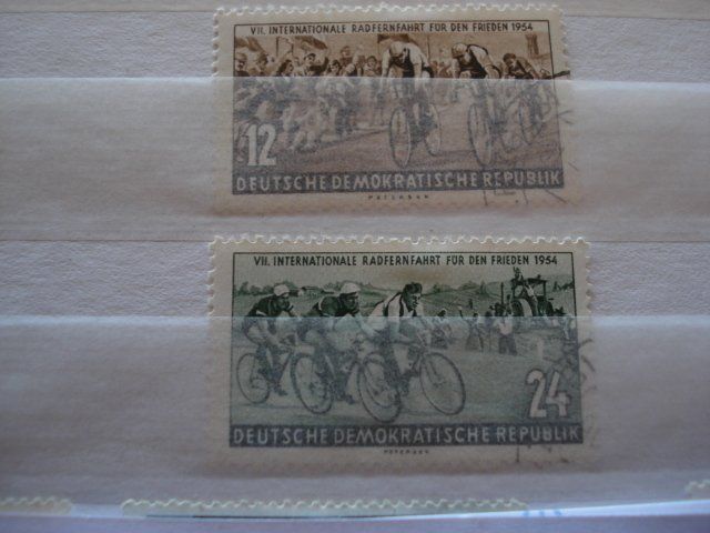 Satz DDR 1954 o, Radfernfahrt für den Frieden (Gebraucht) in Niederwil ...