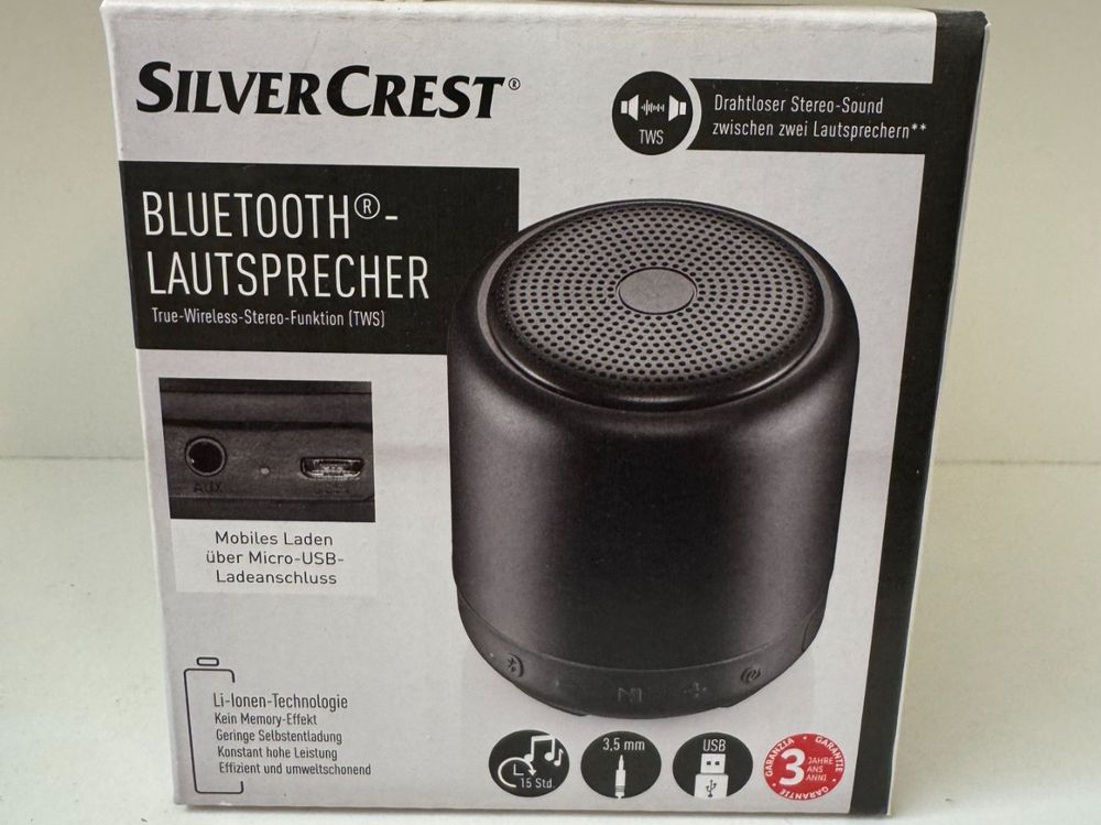 SILVERCREST mini Bluetooth SBL/TW6 A2 Lautsprecher - NEU! (Neu und ...