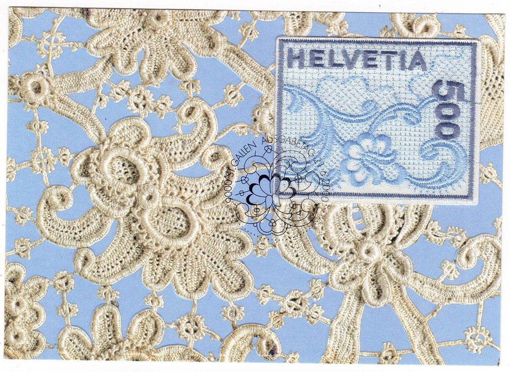 Carte Maximum , broderie de St.Gall (D'occasion) à La Tour-de-Peilz ...