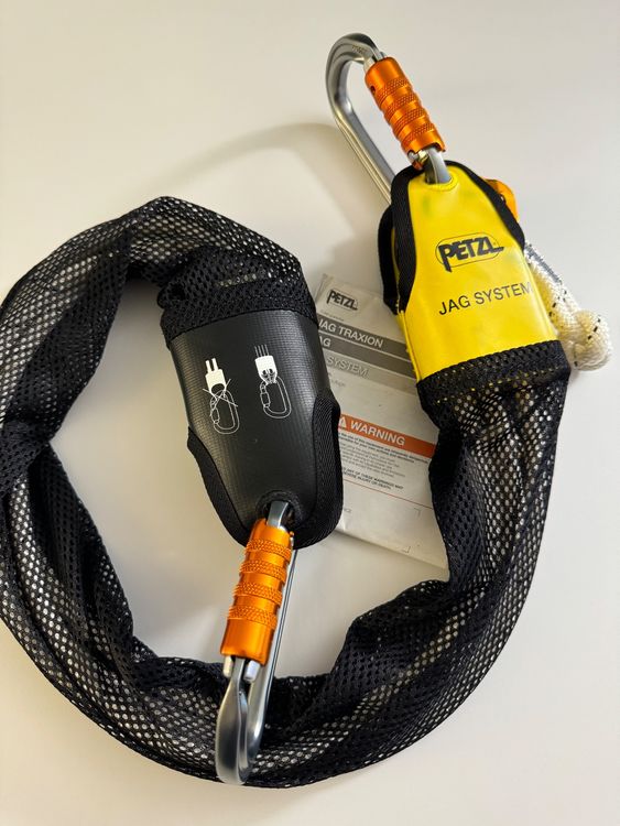 Petzl JAG SYSTEM 1 m Flaschenzug-Set OVP (Neu und originalverpackt) in ...