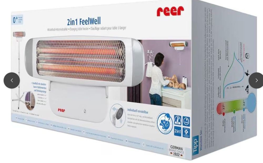 Reer Heizstrahler Wickeltisch / Baby Heizstrahler (Neu (gemäss Beschreibung)) in für CHF 15 ...