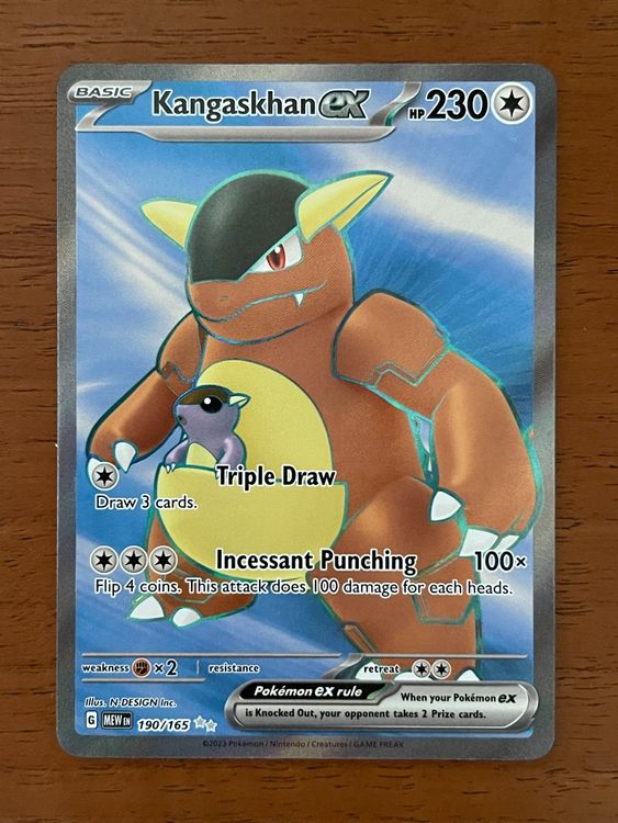 Kangaskhan ex - Pokemon 151 (Neu (gemäss Beschreibung)) in Wilen b ...