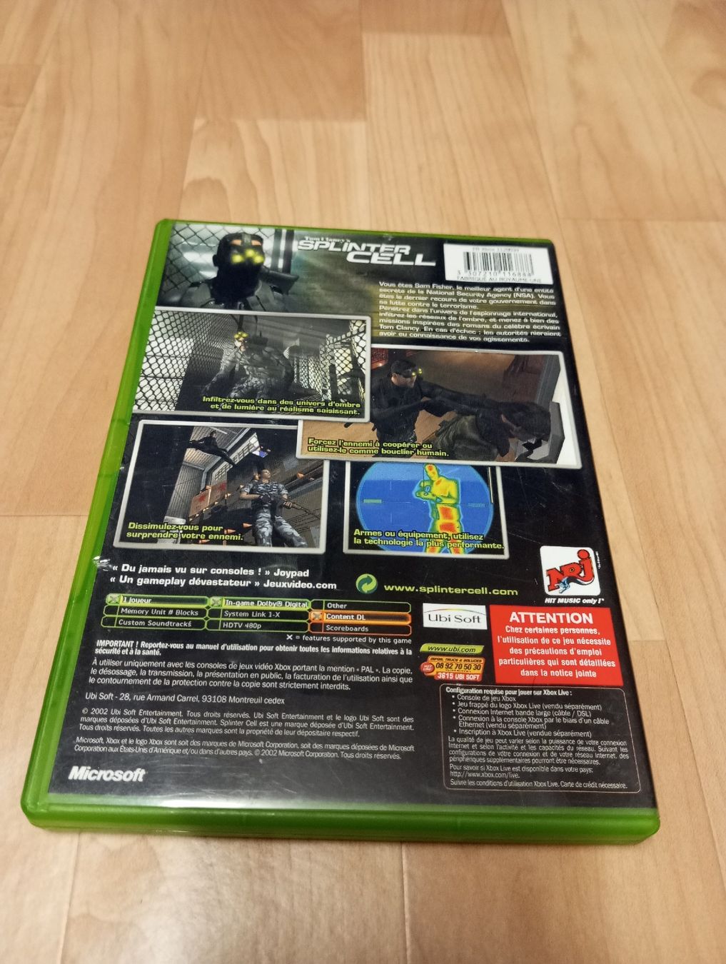 Splinter Cell Xbox (D'occasion) à Cottens FR pour CHF 5 – avec ...