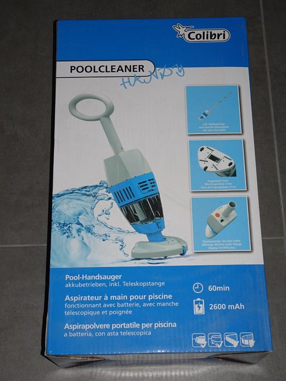 Colibri Akku Poolcleaner Handy / Poolreiniger *NEU/OVP* (Neu und ...