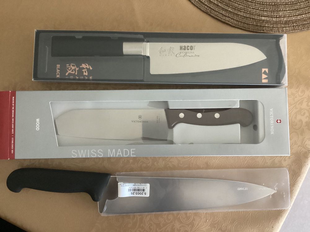 Couteaux de cuisine professionnels, lot de 3, neuf! (Neuf avec ...