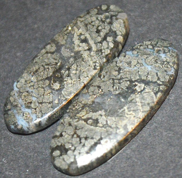 Anhänger Set L-6463 – 1 Paar Markasit 23x18mm 33 Karat geloc (Neu und ...