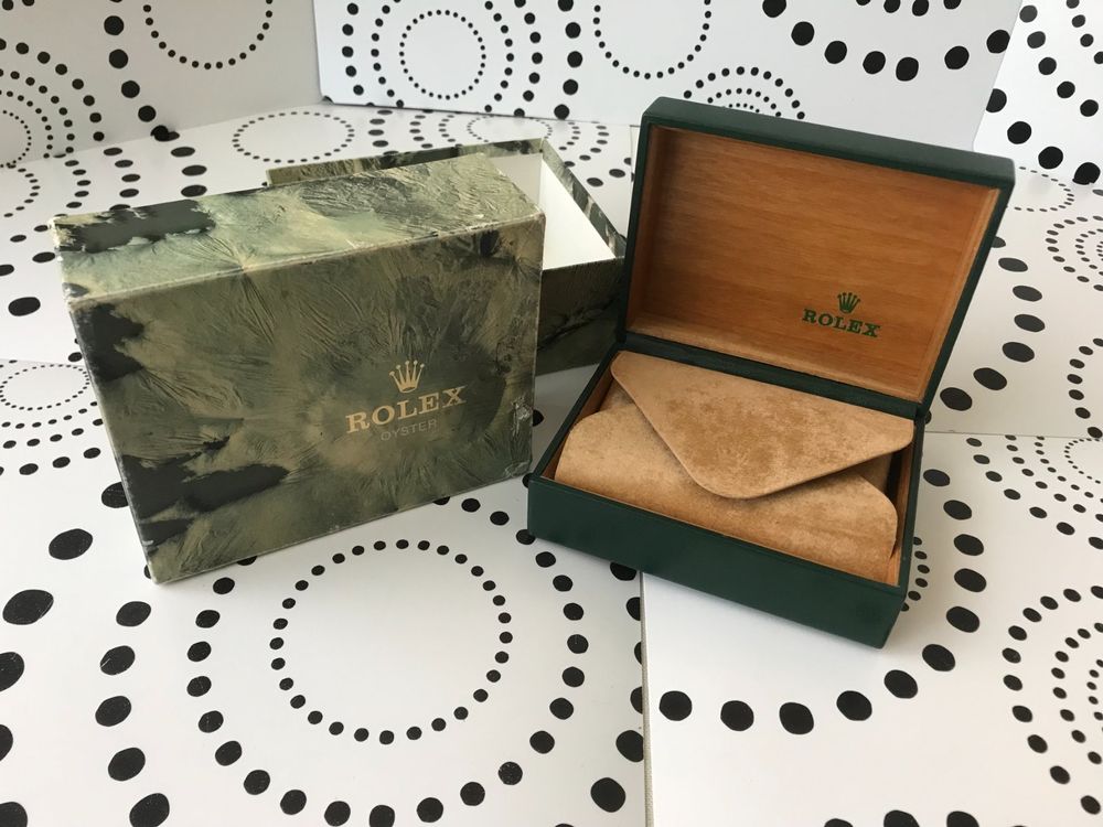 ROLEX ORIGINAL - VINTAGE WATCH BOX ECRIN SCHACHTEL - RARE ! (D'occasion ...