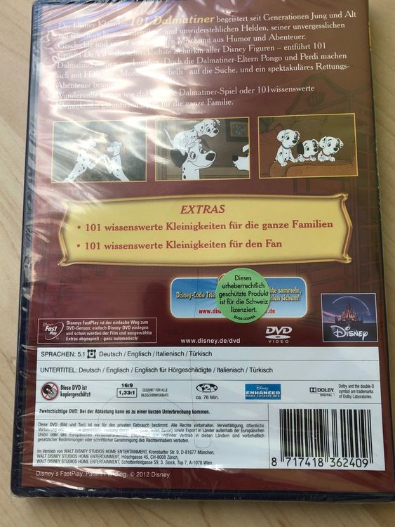Disney-DVD - 101 Dalmatiner + + | Kaufen auf Ricardo