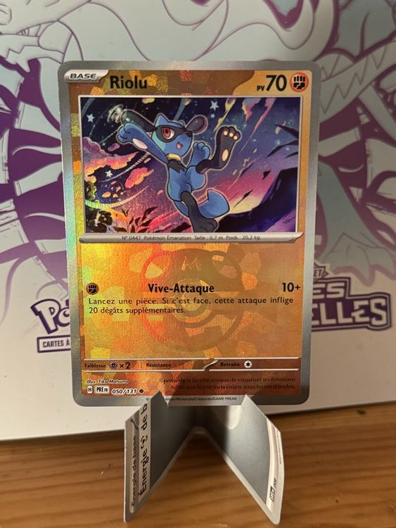 Carte Pokémon Riolu masterball 050/131 EV8.5 FR (Neu (gemäss ...