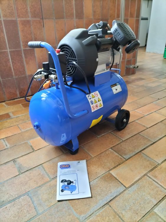 Druckluft Kompressor Okay Power II 50 l (Neu (gemäss Beschreibung)) in Kerzers für CHF 150 – nur ...